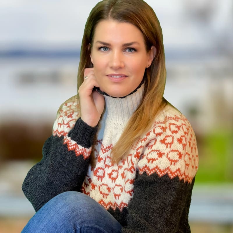 Strikk The Look: Suleskard-genser koks, storm – Strikkemani.no